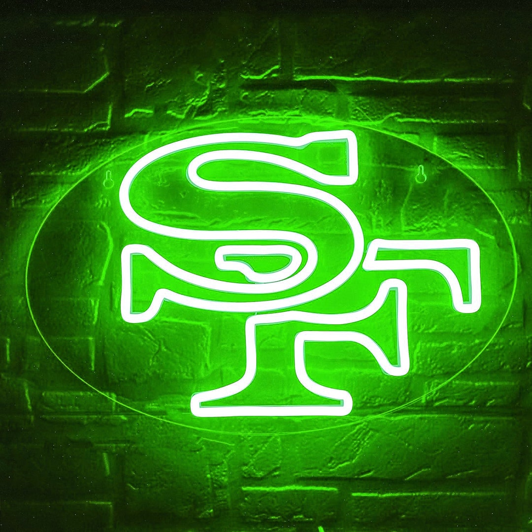 San Francisco 49ers Neon LED Sign , Man Cave Light, Sports Team Wall ...