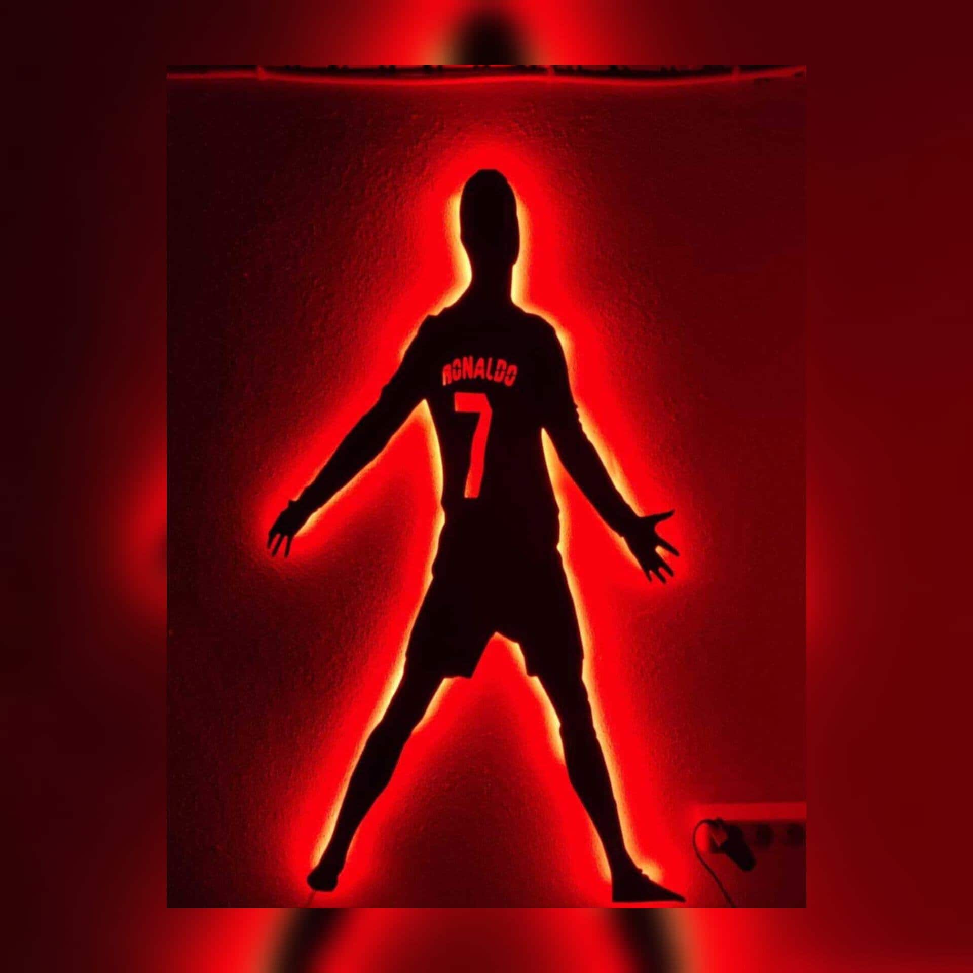Cristiano Ronaldo LED Wall Art - CR7 Neon Sign | Iconic Soccer Decor ...