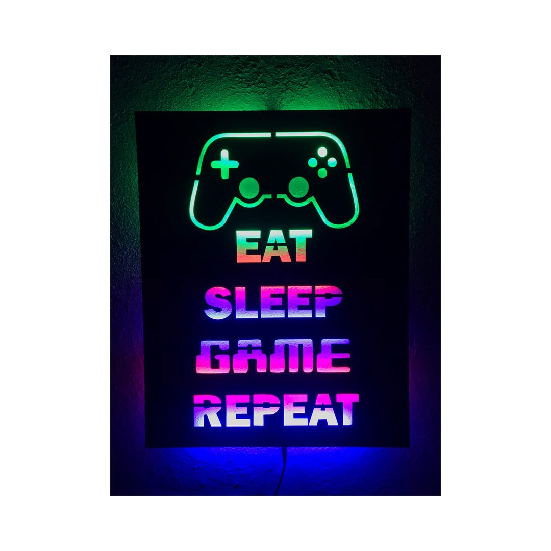 Gamer LED Wall Art | Gamer Led Sign | Gamer Room Decor | Gamer Led ...
