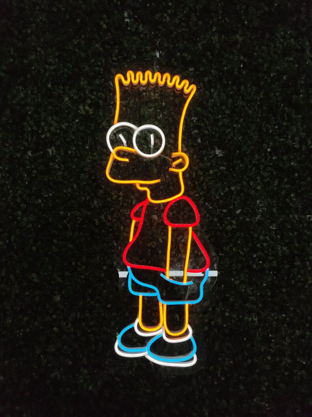 Simpson Bart Neon Led Sign Wall Art Led Sign - Etsy