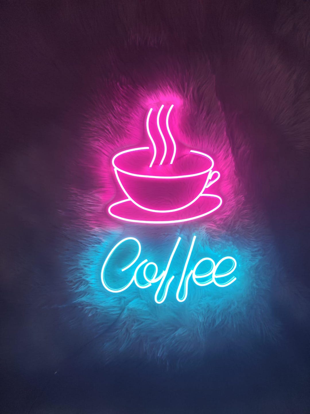Coffee Bar Neon Sign - Bright LED Kitchen Decor | Fun Coffee Shop Light ...
