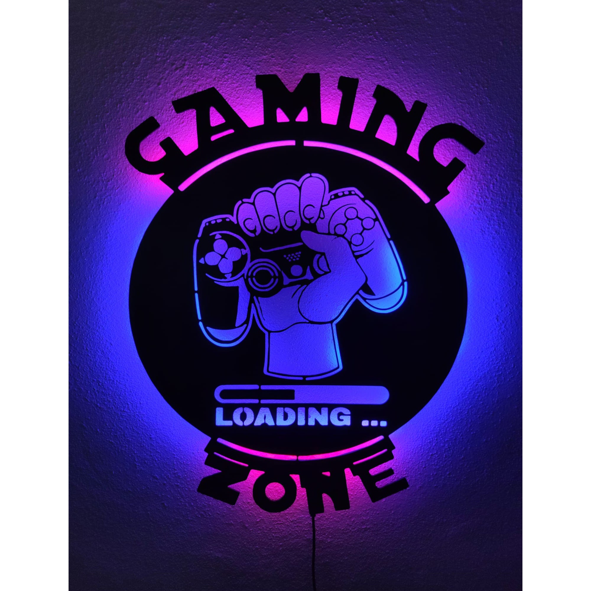 Gaming Zone LED Wall Art | Gamer Wall Art | Gamer Wall Decor | Gamer ...