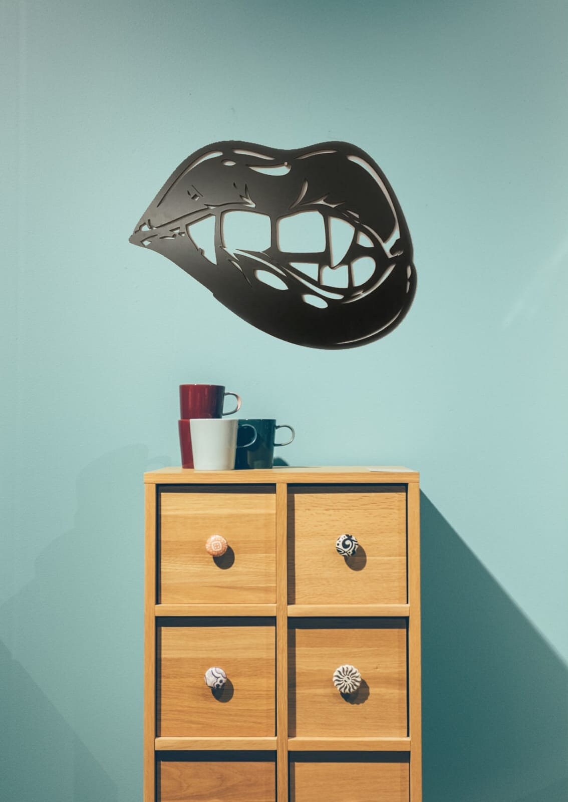 Lips LED Wall Art | Lips Wall Decor | Lip Wall Art | Cool Wall Art ...