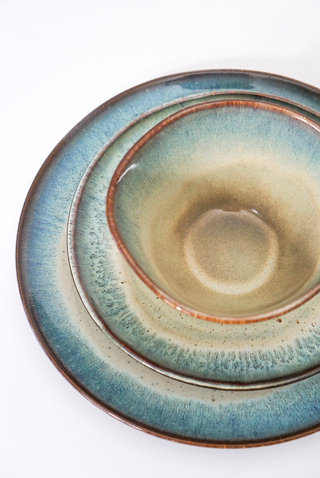 Handmade Ceramic Moon Glaze Bowl - Etsy UK