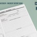 Accident Incident Report Book 120 Pages 8.5X11 Inches Ready to Upload ...