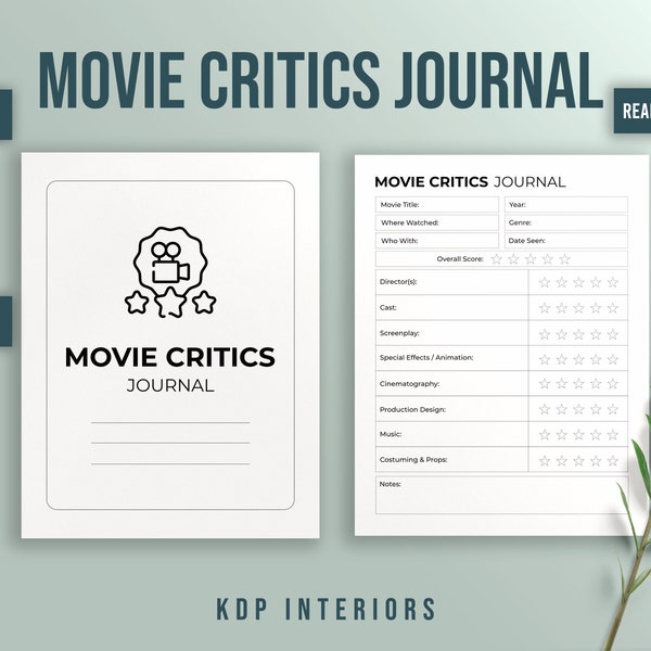 Movie Journal - Etsy