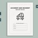 Accident Incident Report Book 120 Pages 8.5X11 Inches Ready to Upload ...