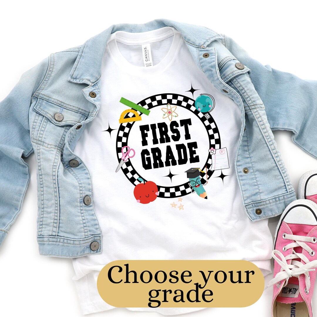 Custom Back to School Shirt, Second Grade, Custom Grade Shirt, Any ...