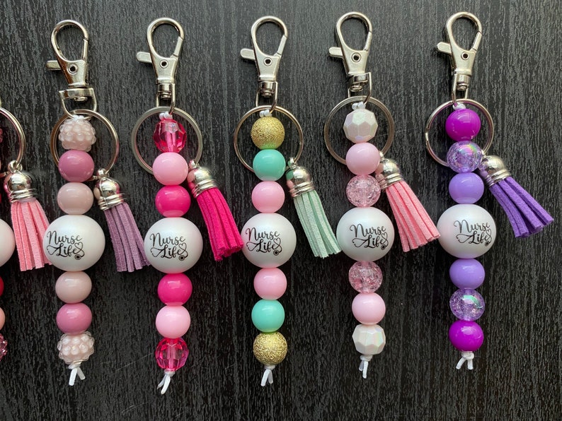 Nurse Life Keychain | Nurse Life Beaded Keychain | Nurse Life | Nurse ...