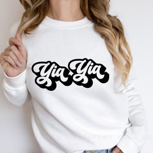 Yia Yia Svg, Digital Downloads, Retro Svg, Family Svg, Mother's Day Svg ...