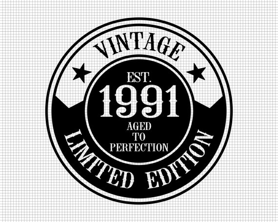 31st Birthday Svg Printable Cricut Aged to Perfection Svg - Etsy