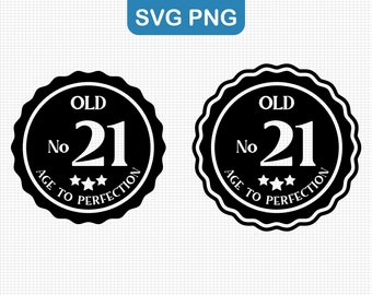 Old Number 21 Svg - Etsy