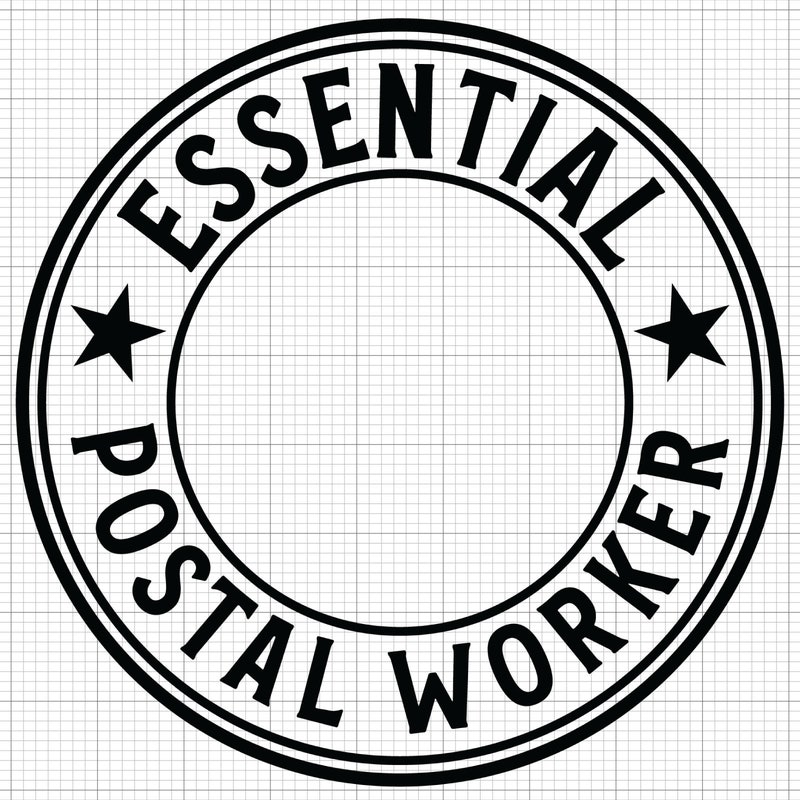 Postal Worker Svg - Etsy