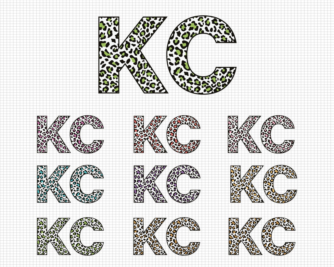 Leopard KC Svg Leopard Print Svg Cheetah Animal Print - Etsy