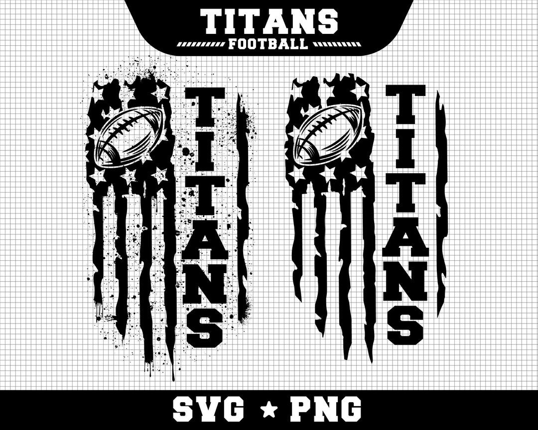 Titans Football Svg, Titans Svg, Game Day Svg, Football SVG, USA Flag ...