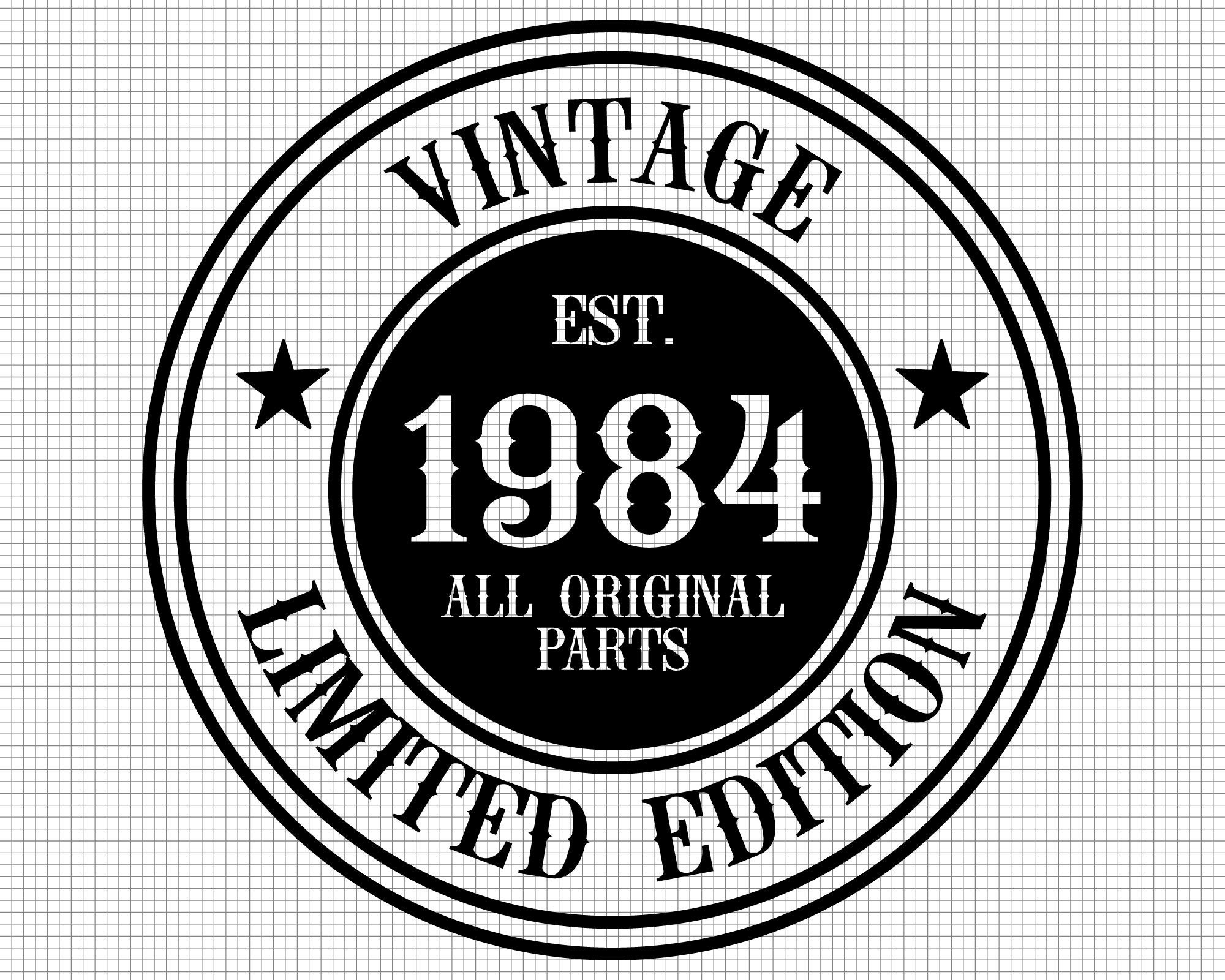 38th Birthday Svg Printable Cricut All Original Parts Svg - Etsy