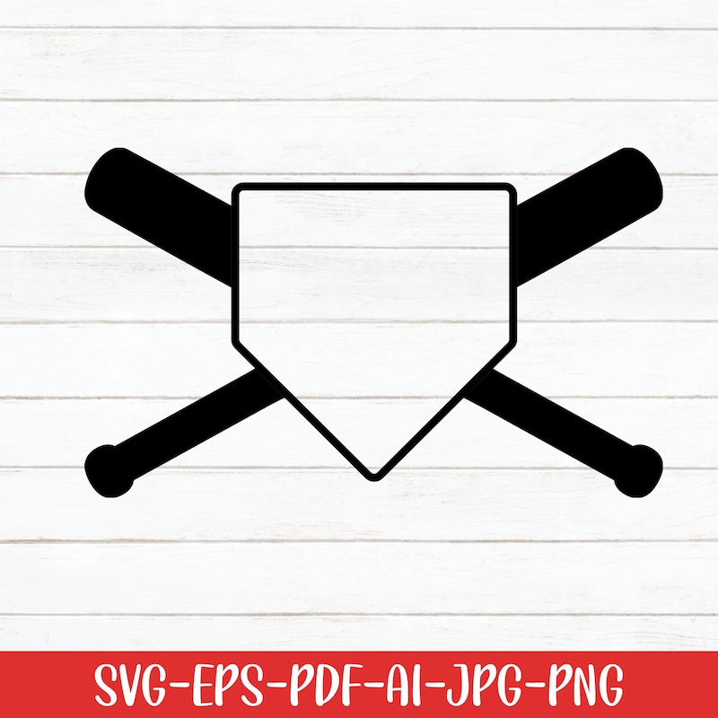 Home Plate Svg - Etsy