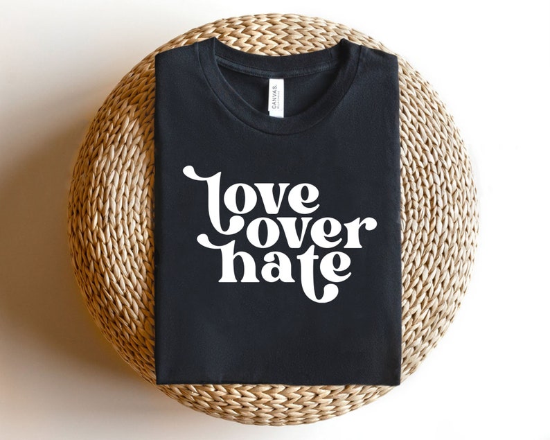 Love Over Hate Svg Inspirational Svg Digital Download Love - Etsy