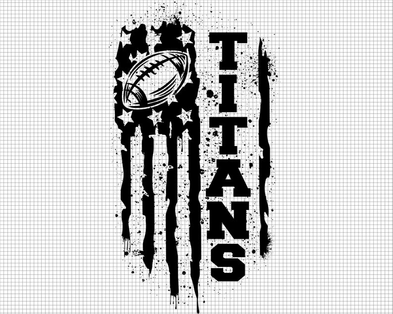 Titans Football Svg, Titans Svg, Game Day Svg, Football SVG, USA Flag ...