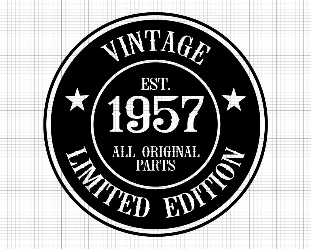 65th Birthday Svg, Digital Download, All Original Parts Svg, 65th Svg ...