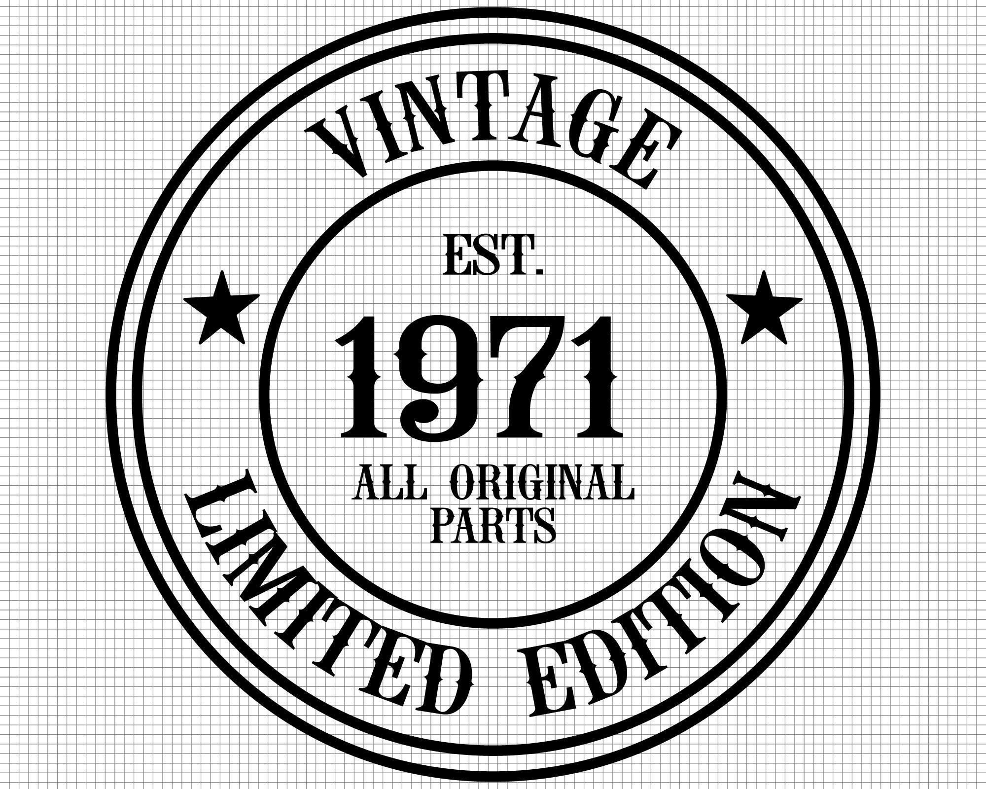 51st Birthday svg Imprimible Cricut Todas las partes - Etsy España