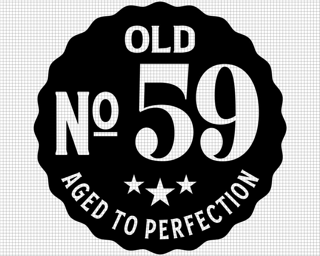 Old Number 59 Svg, Aged to Perfection Svg, Digital Download, 59th ...