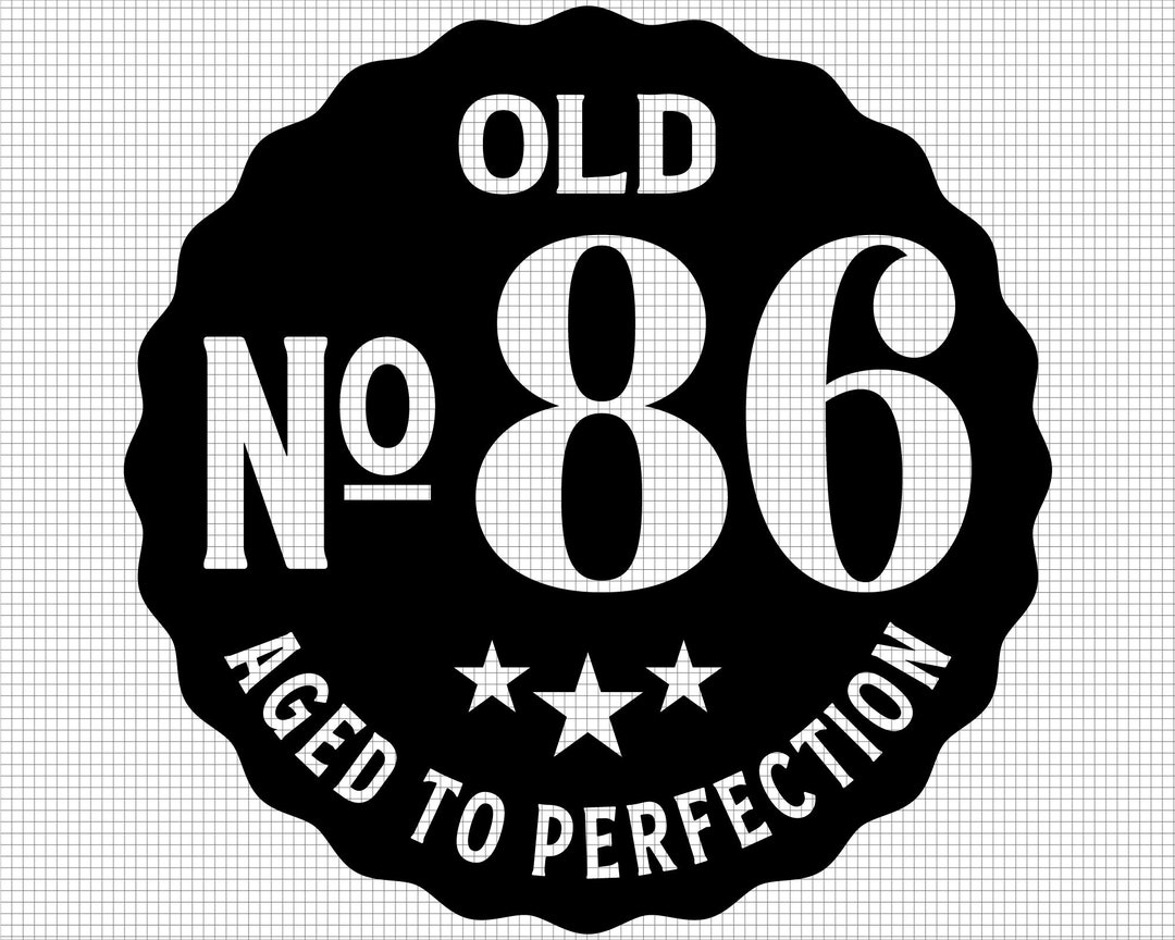 Old Number 86 Svg, Aged to Perfection Svg, Digital Download, 86th ...