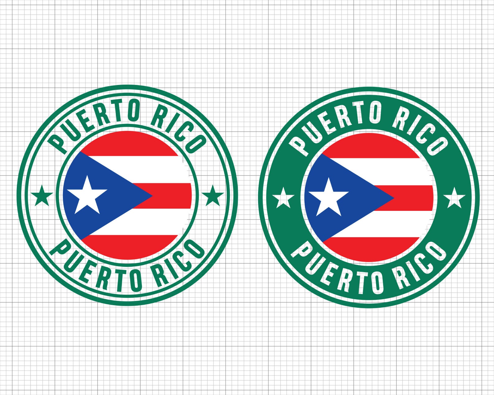 Puerto Rico Svg Digital Download Puerto Rico Flag Svg - Etsy