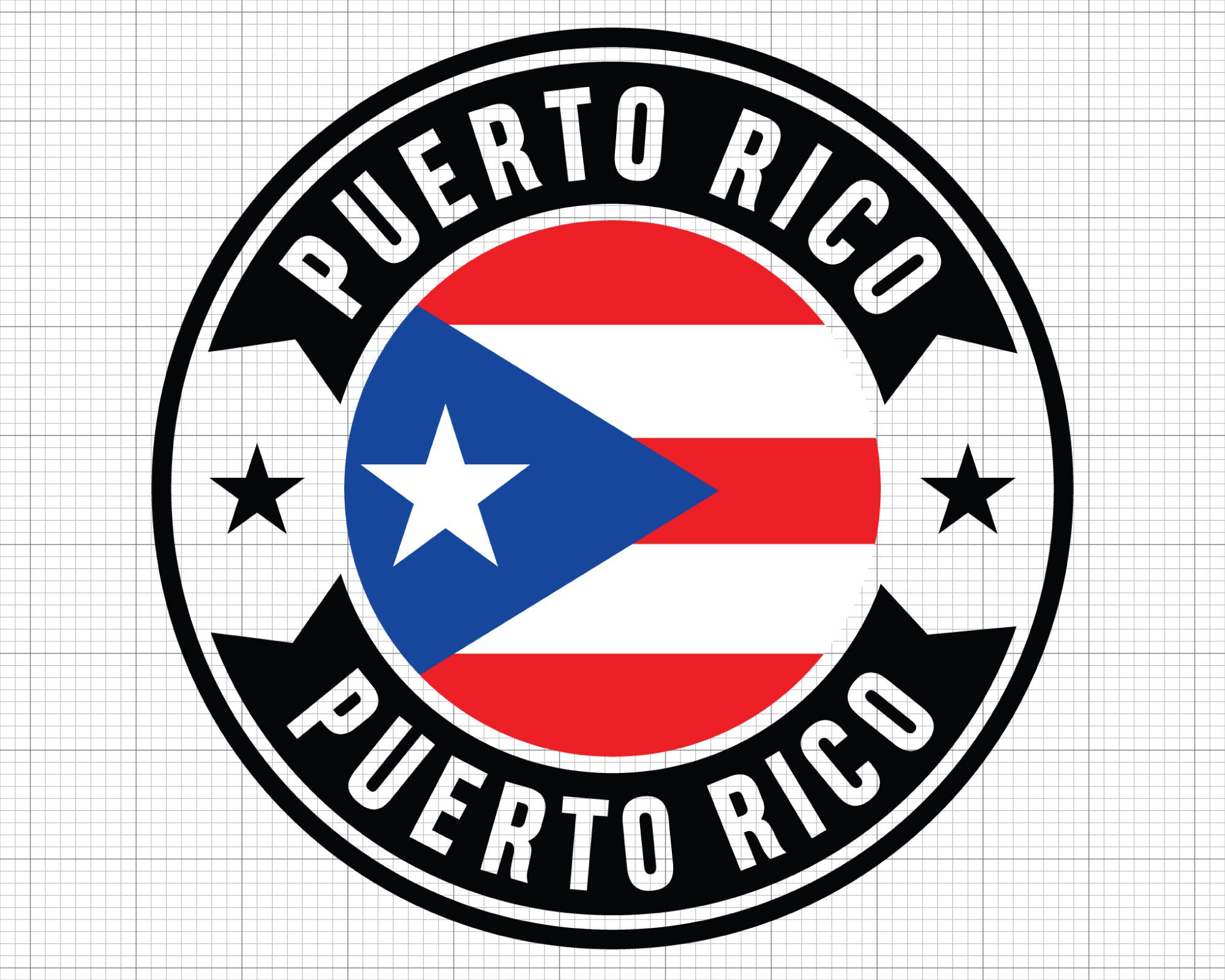 Puerto Rico Svg Digital Download Puerto Rico Flag Svg - Etsy