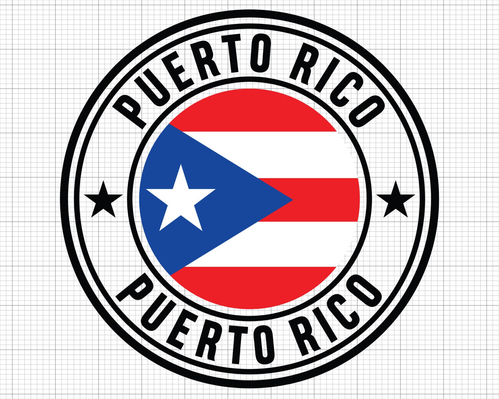 Puerto Rico Svg Digital Download Puerto Rico Flag Svg - Etsy