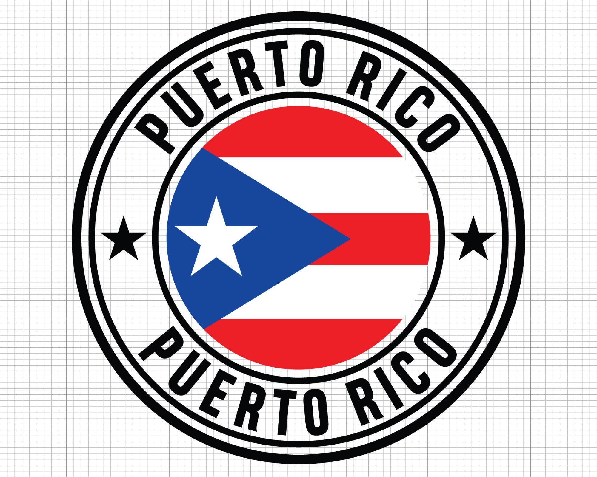 Puerto Rico Svg Digital Download Puerto Rico Flag Svg - Etsy