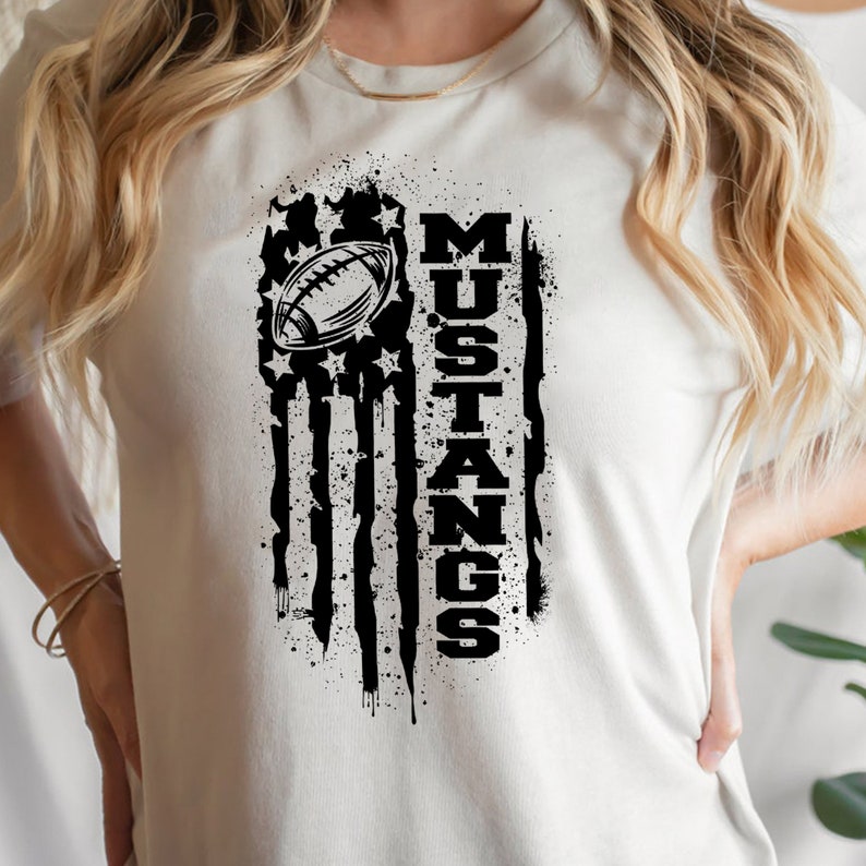 Mustangs Football Svg, Mustangs Svg, Game Day Svg, Football SVG, USA ...