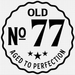 Old Number 77 Svg, Aged to Perfection Svg, Digital Download, 77th ...