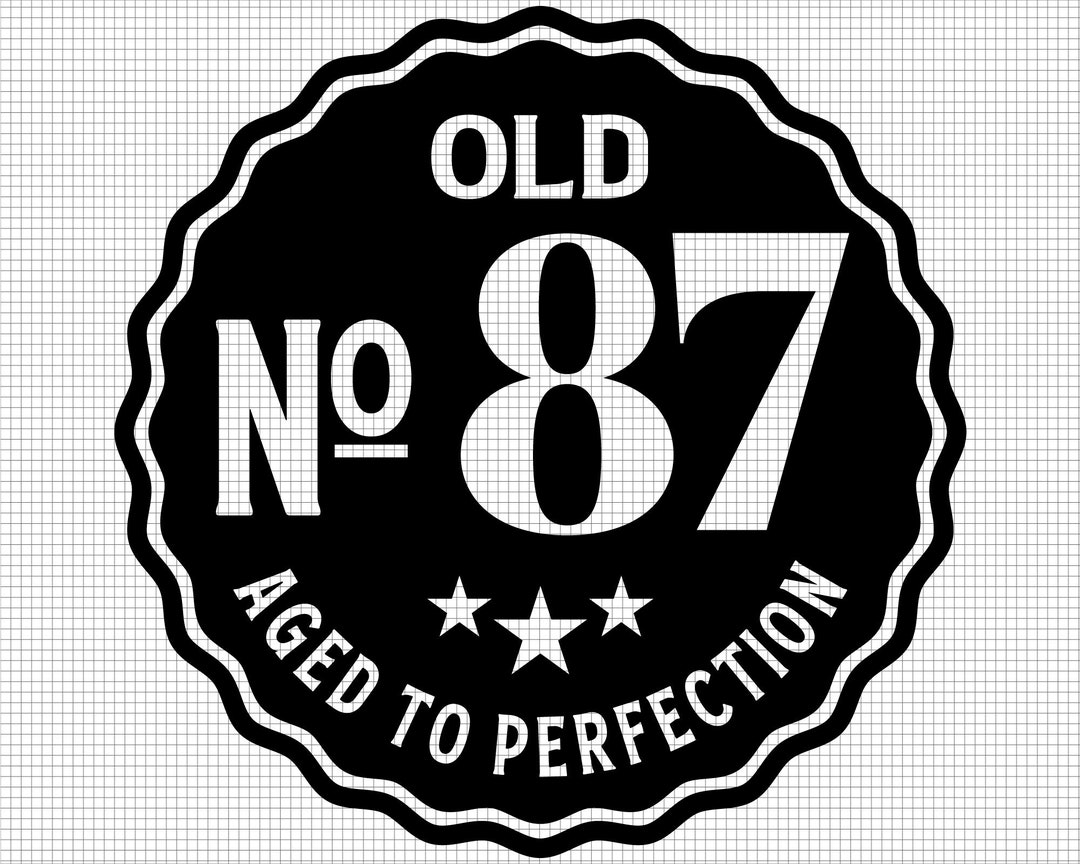 Old Number 87 Svg, Aged to Perfection Svg, Digital Download, 87th ...
