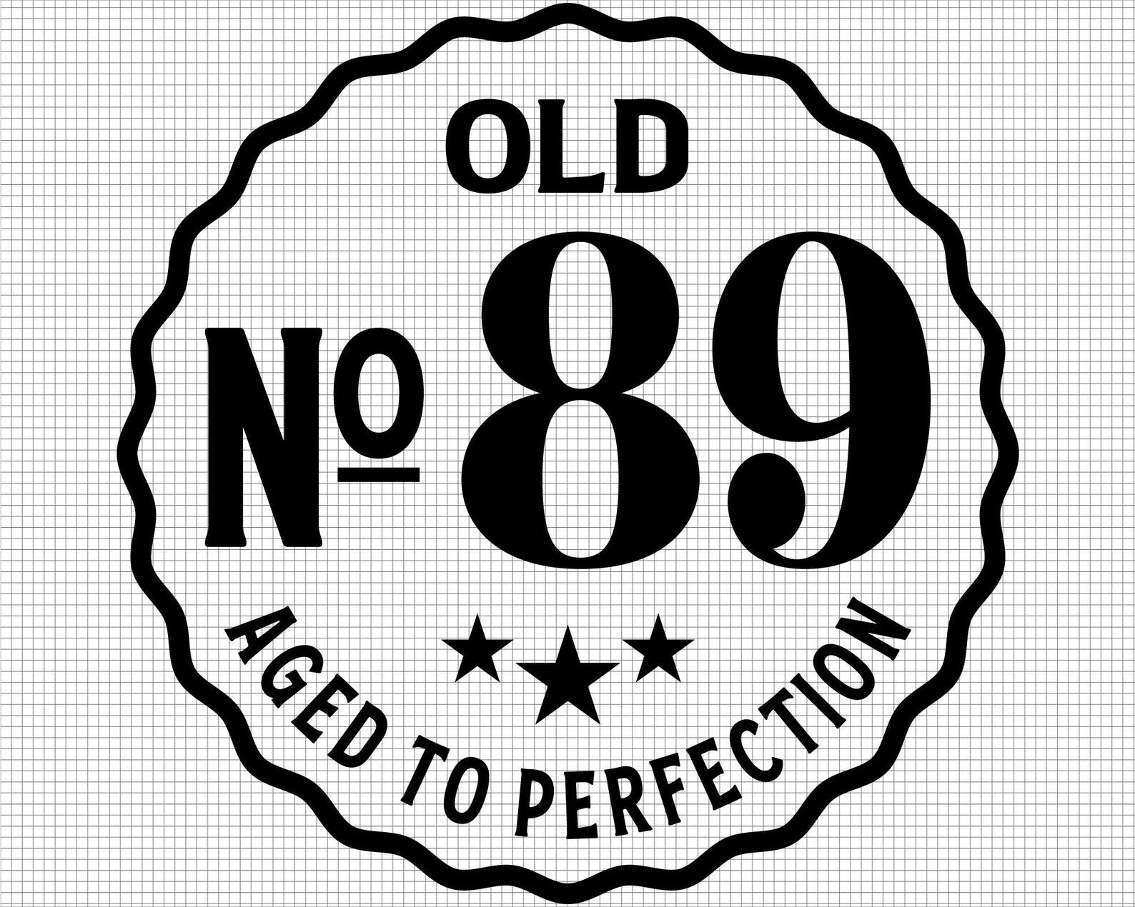 Old Number 89 Svg, Aged to Perfection Svg, Digital Download, 89th ...