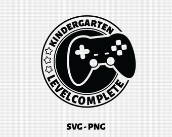 1st Grade Level Complete Svg, Kindergarten Svg, 1st Grade Svg, Back to ...