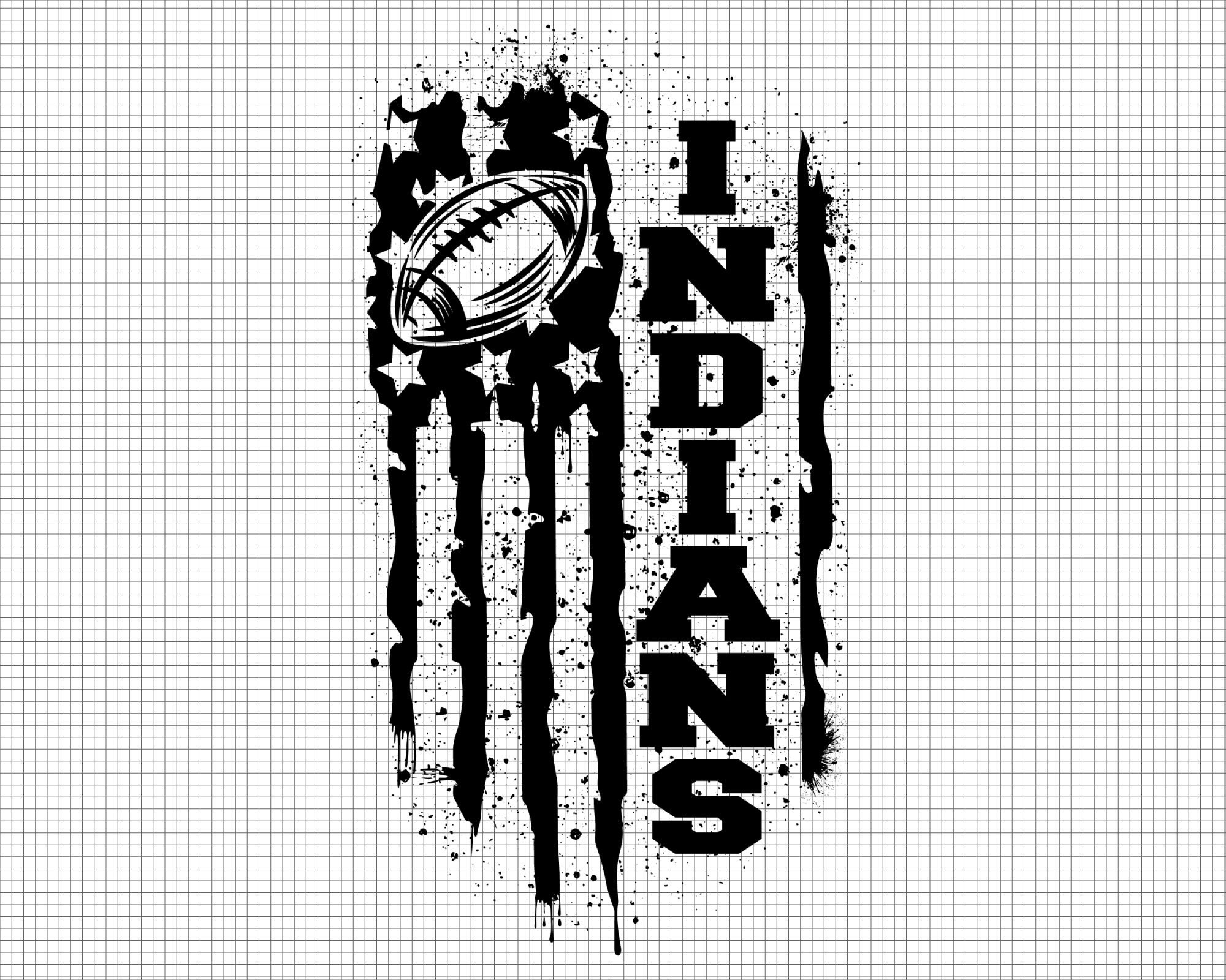Indians Football Svg Indians Svg Game Day Svg Football SVG - Etsy