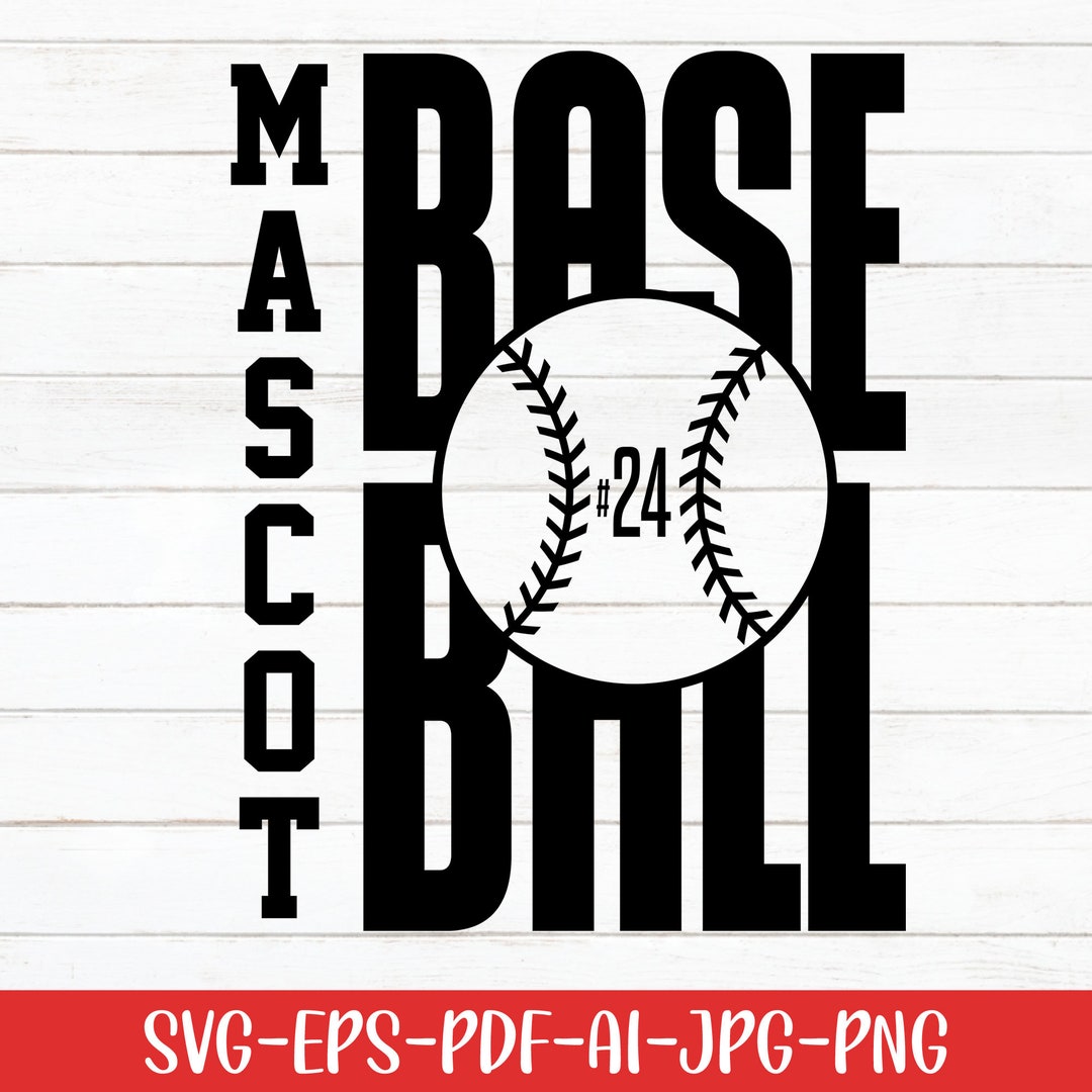 Baseball Svg, Mascot Svg, Sports Svg, Game Day Svg, Digital Download ...