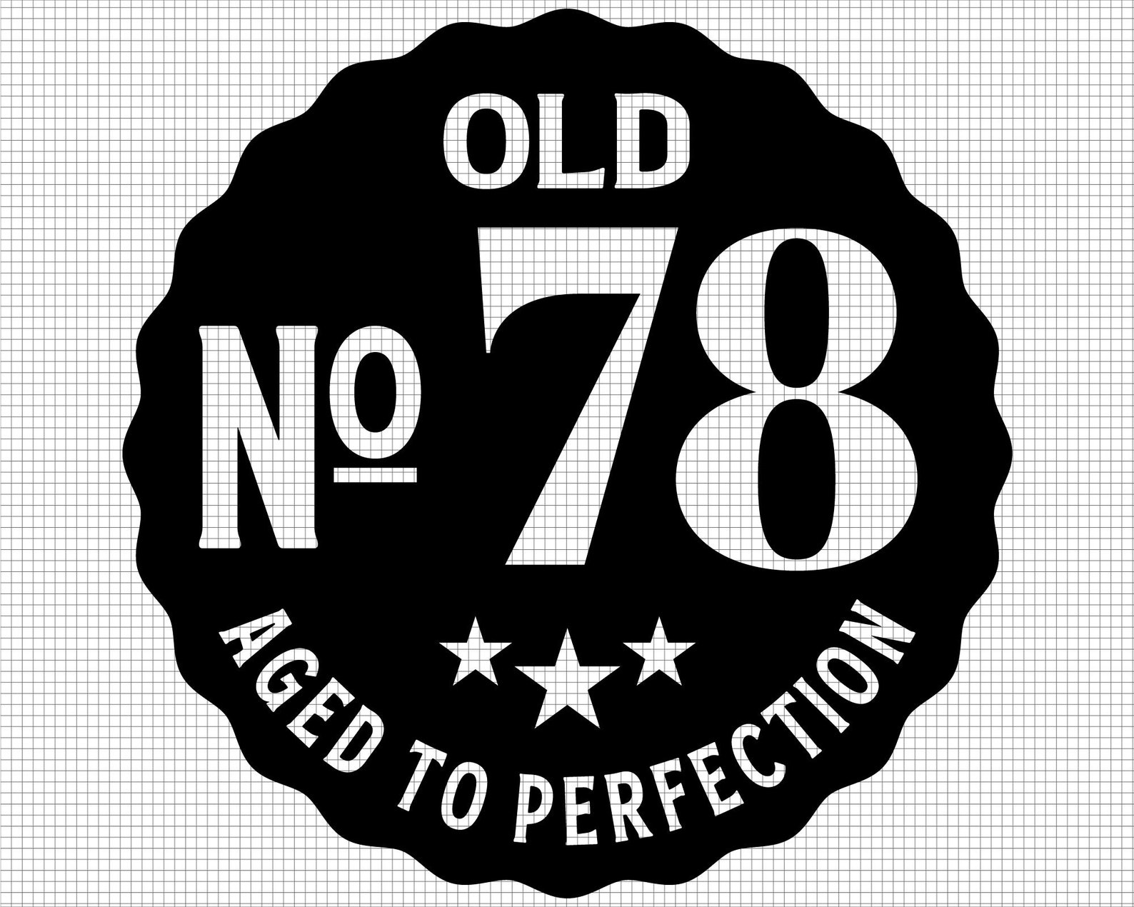 Old Number 78 Svg Aged to Perfection Svg Digital Download - Etsy