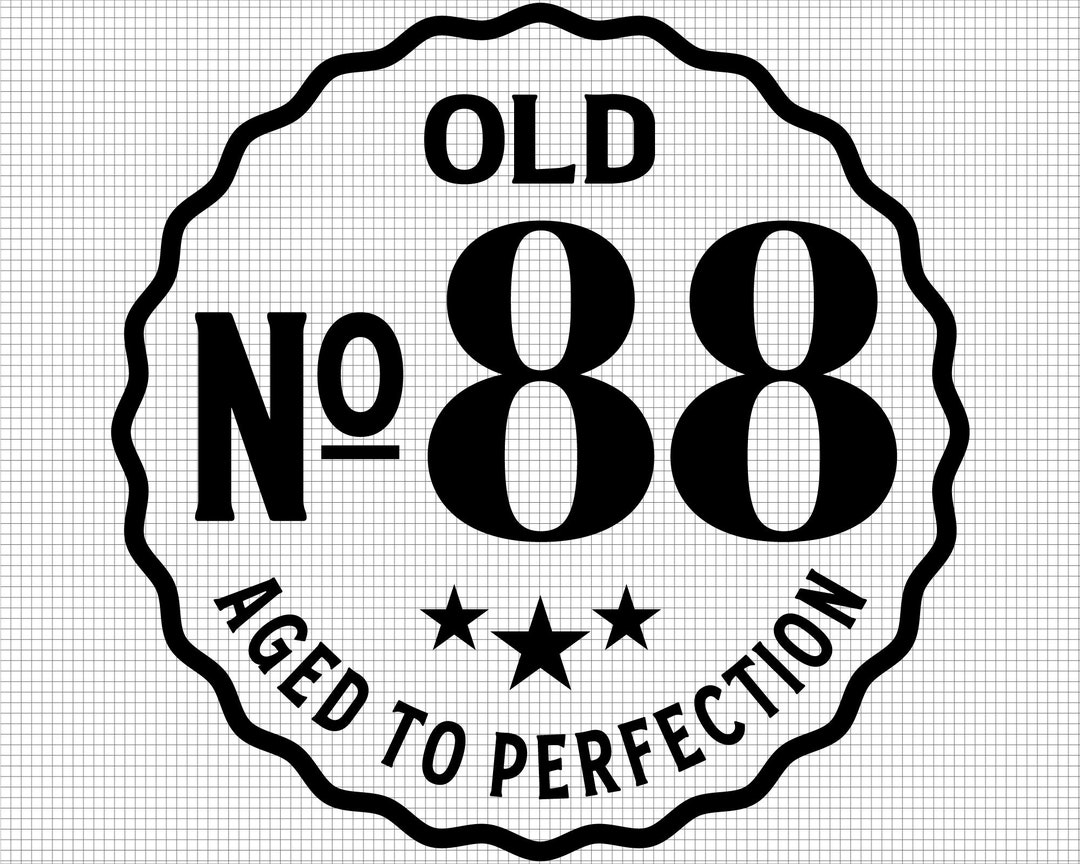 Old Number 88 Svg, Aged to Perfection Svg, Digital Download, 88th ...
