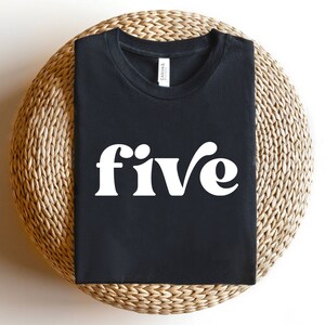 Five Svg, 5th Birthday Svg, Digital Download, Birthday Svg, Fifth ...