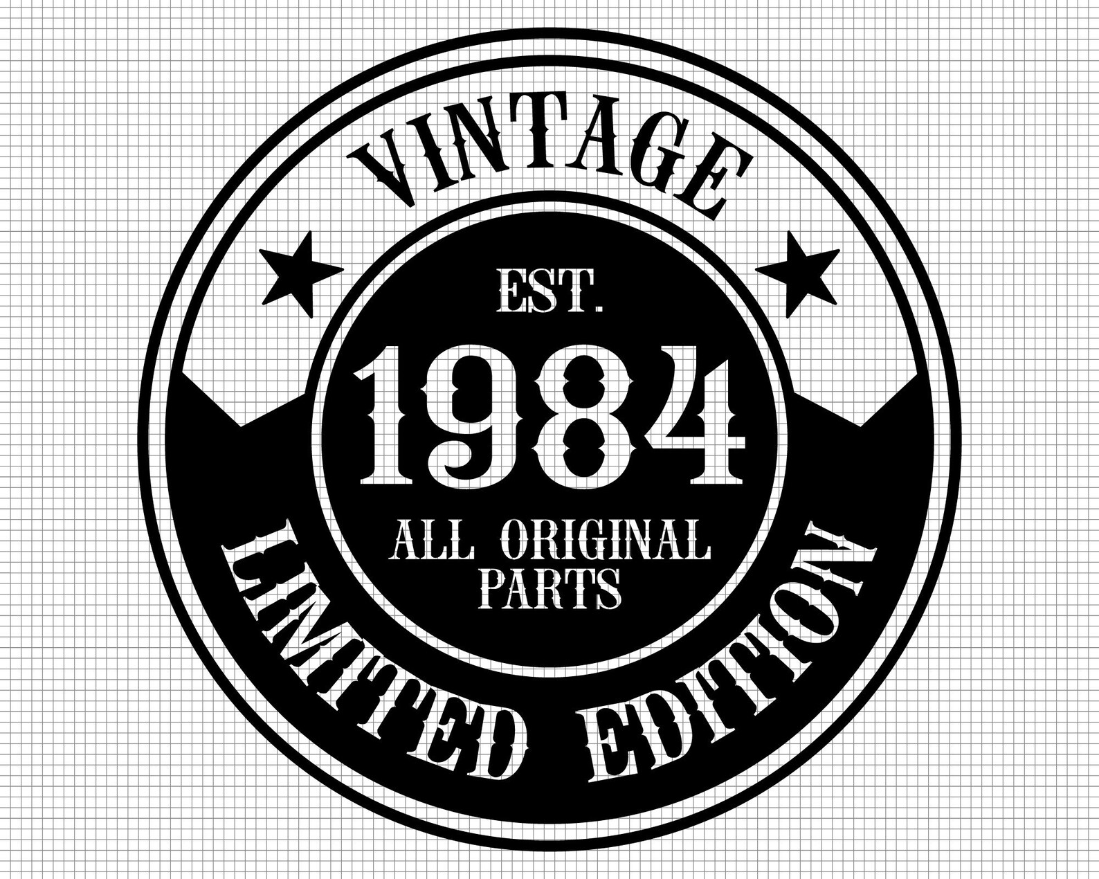 38th Birthday Svg Printable Cricut All Original Parts Svg - Etsy