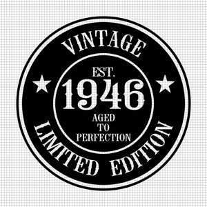 76th Birthday Svg Printable Cricut Aged to Perfection Svg - Etsy