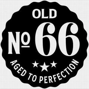 Old Number 66 Svg, Aged to Perfection Svg, Digital Download, 66th ...