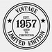 65th Birthday Svg, Printable, Cricut, Aged to Perfection Svg, 65th Svg ...