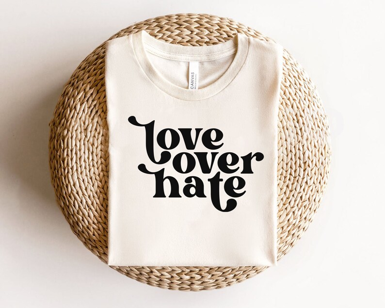 Love Over Hate Svg Inspirational Svg Digital Download Love - Etsy
