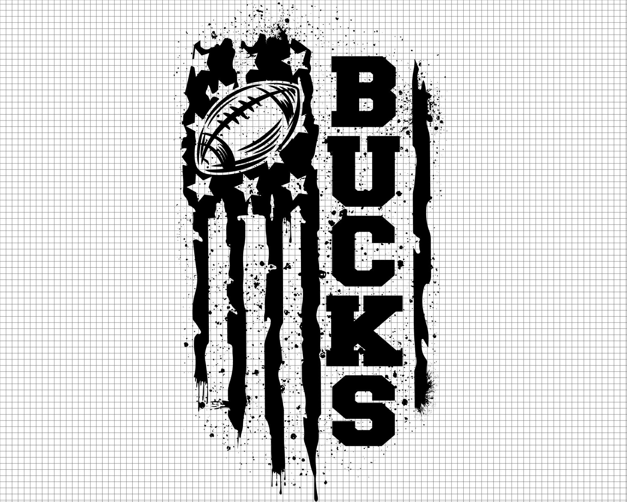Bucks Football Svg, Bucks Svg, Game Day Svg, Football SVG, USA Flag SVG ...