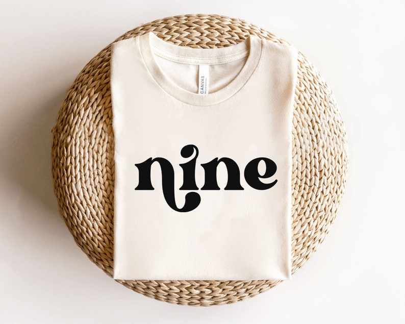 Nine Svg 9th Birthday Svg Digital Download Birthday Svg - Etsy