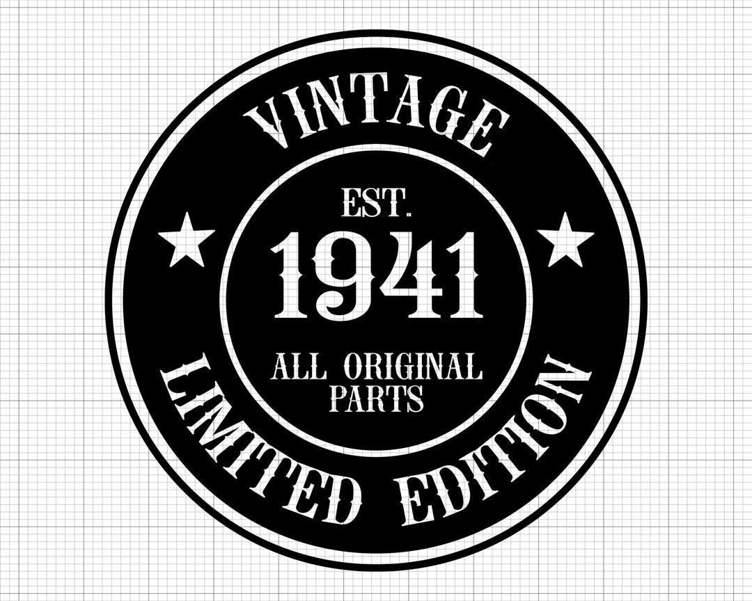 81st Birthday Svg, Digital Download, All Original Parts Svg, 81st Svg ...