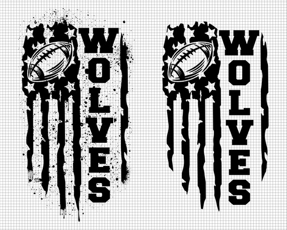 Wolves Football Svg Wolves Svg Game Day Svg Football SVG - Etsy